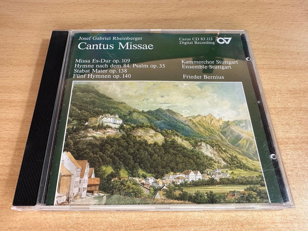 Q5 Josef Gabriel Rheinberger Frieder Bernius – Cantus Missae (Gebraucht ...