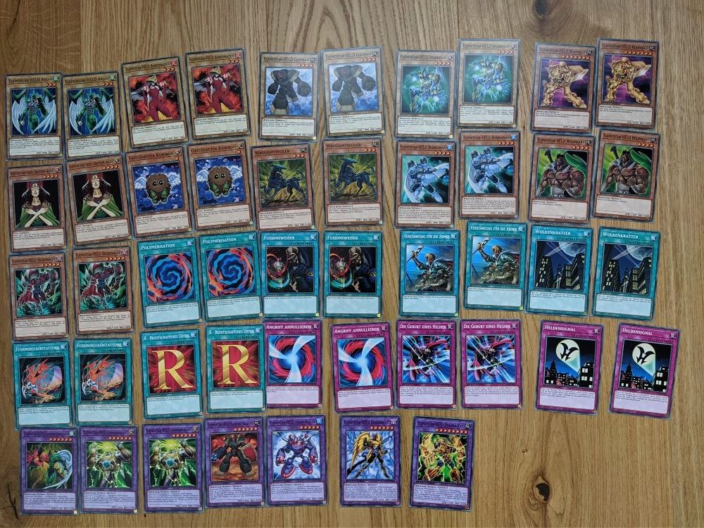 Komplettes Elementarhelden Deck von Jaden (Yu-Gi-Oh!) (Neu (gemäss ...