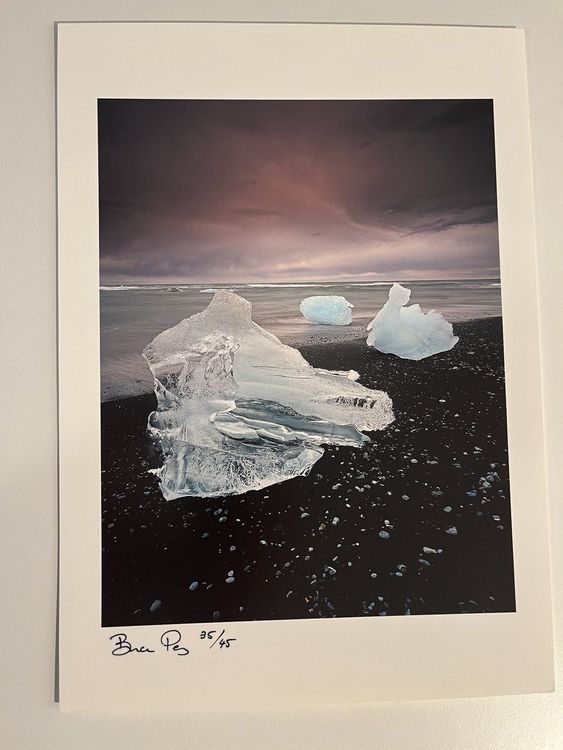 Bruce Percy - Diamond beach #2, Iceland, Limited Edition (Neu (gemäss ...