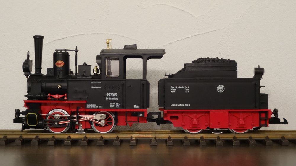 LGB 2015 D, Schlepptender Lok, 2 Motorig, 2x Massoth Decoder (Neu ...