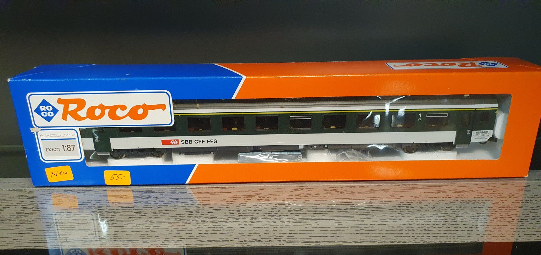 ROCO:DC: SBB EW IV PERSONENWAGEN A 44964 M:1:87 NEU/OVP (Gebraucht) in ...