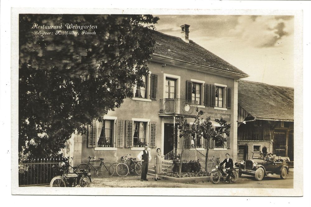 Flaach (ZH) Andelfingen - Rest. Weingarten - Oldtimer - 1934 (Gebraucht ...
