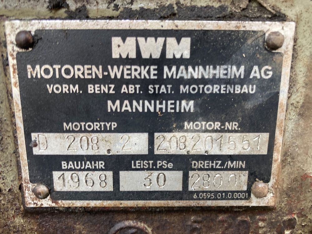 Dieselmotor MWM 30Ps | Kaufen auf Ricardo