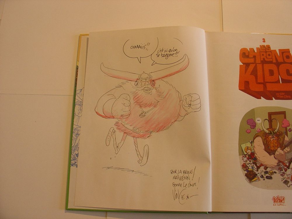 LES CHRONOKIDS 3 EO AVEC DESSIN ET DEDICACE | Kaufen auf Ricardo