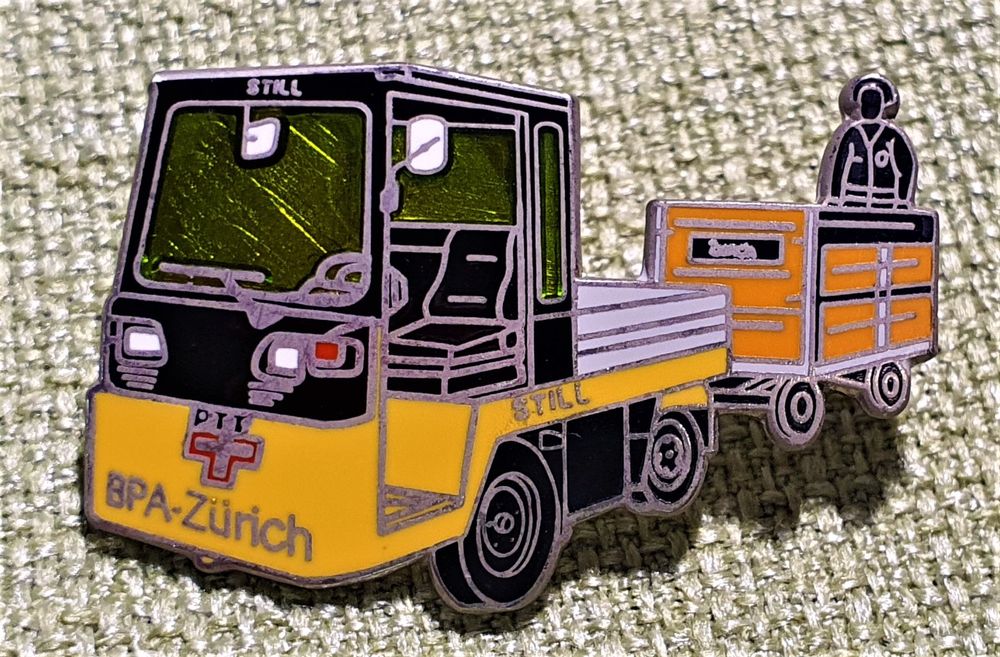 N569 - Pin PTT BPA - Zürich Still Elektro Bahnhof Fahrzeug (Gebraucht) in Reinach BL für CHF 3 ...