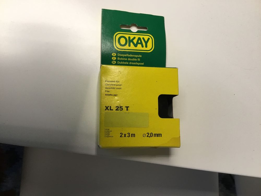 Doppel-Fadenspule für Trimmer, ungebraucht XL 25T (Neu (gemäss ...
