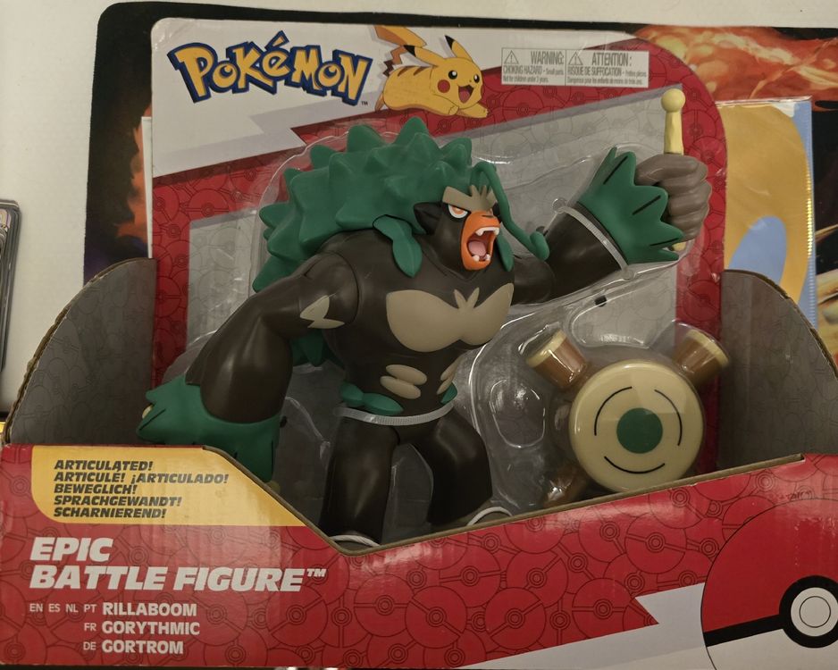 EPIC BATTLE FIGURE gorythmic pokemon (Neu und originalverpackt) in ...