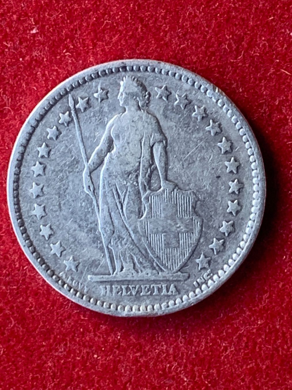2 Francs 1901 Berne - Très Beau / Sehr Schön - RARE / SELTEN (Gebraucht ...