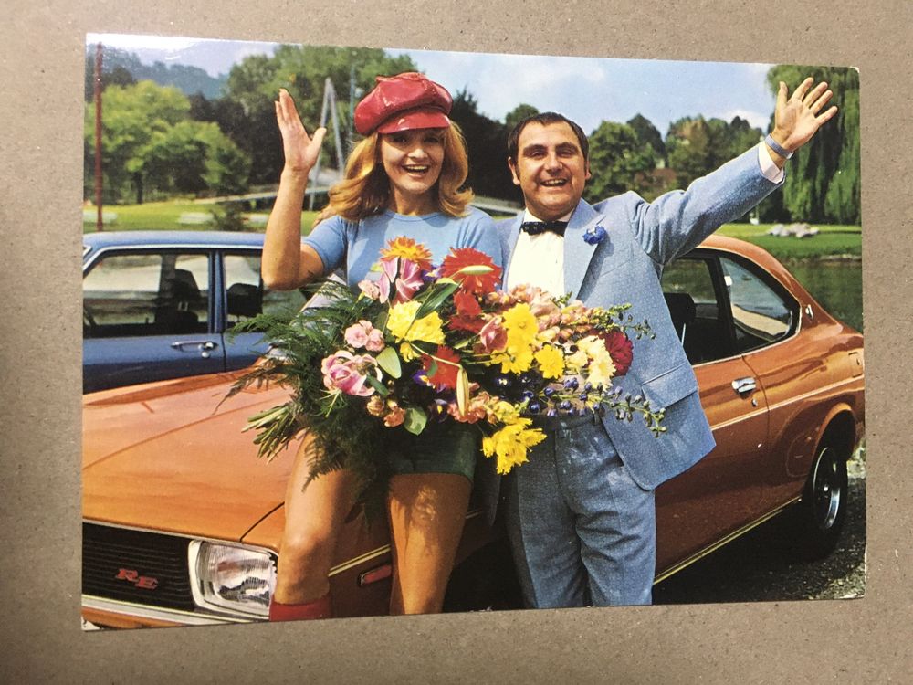 AK Werbung Wettbewerb mit Jörg Schneider Ines Torelli 1972 (Gebraucht ...