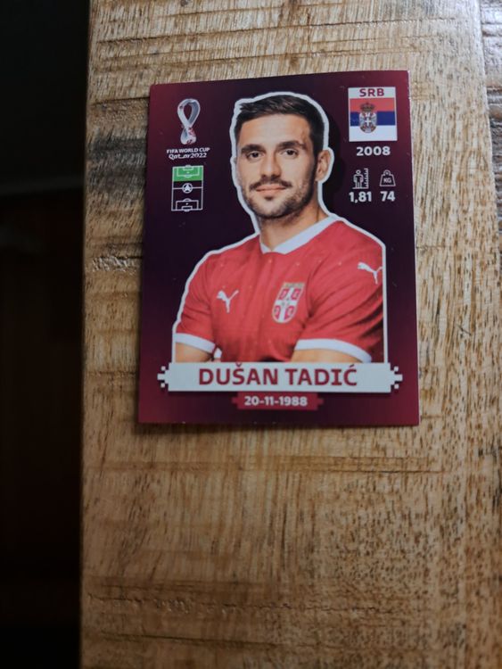 WM 2022 QATAR SRB 19, DUSAN TADIC, PANINI | Kaufen auf Ricardo