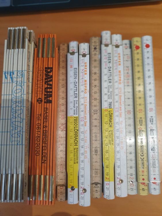 Holzmeter Doppelmeter 2 Meter (Neu (gemäss Beschreibung)) in Basel für CHF 36 – mit Lieferung ...