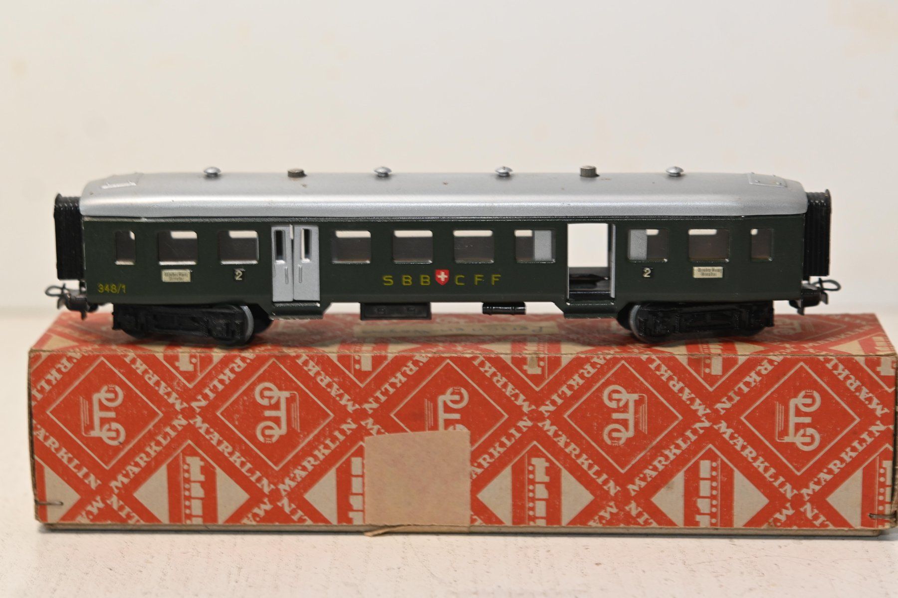 Märklin H0 348/1 SBB CFF Wagen 2. Klasse - Vintage (Gebraucht) in ...