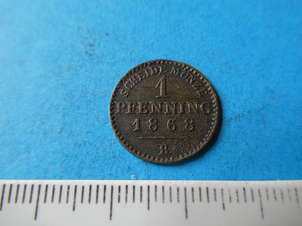 Preussen 1868, 1 Pfennig | Kaufen auf Ricardo