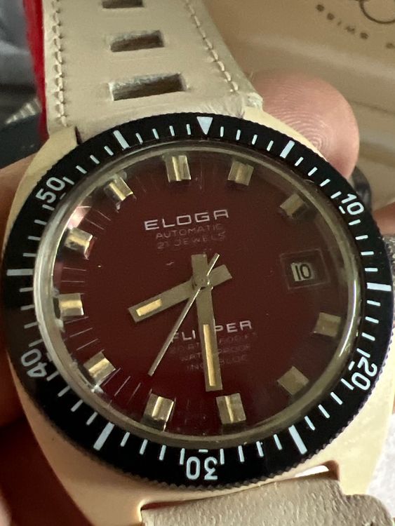 Eloga Flipper Automatic 36.5 mm Nos | Kaufen auf Ricardo