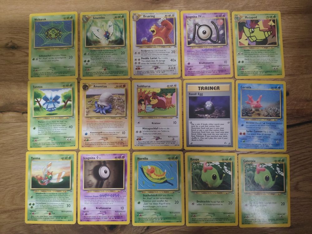 Pokemon Neo Discovery Set non holo (Neu (gemäss Beschreibung)) in ...