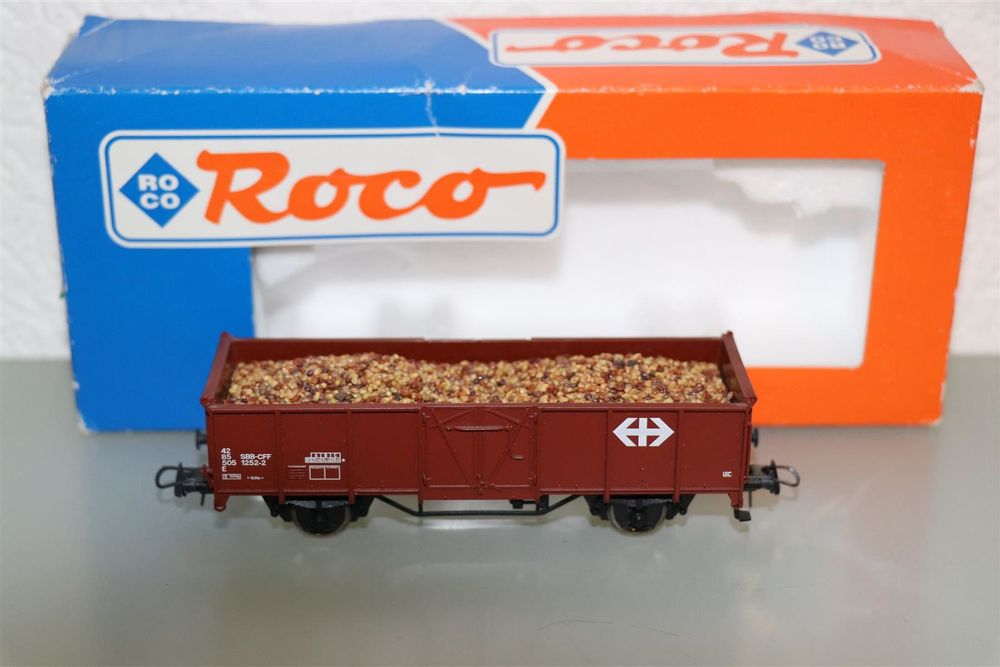 Roco 46899 - SBB Hochbordwagen m. Ladung | Kaufen auf Ricardo