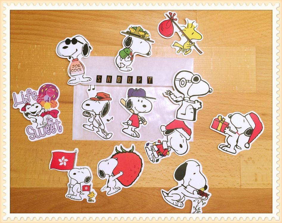 Snoopy Stickers (Set mit 10 stück) | Kaufen auf Ricardo