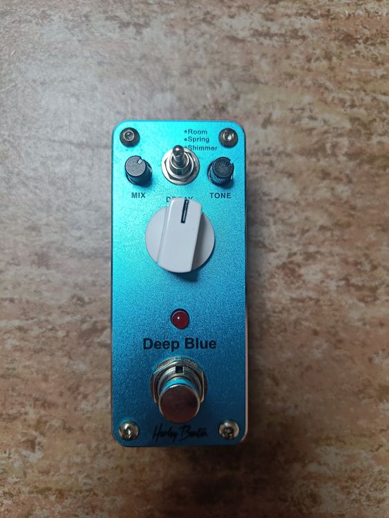 Harley Benton Deep Blue Reverb Pedal | Kaufen auf Ricardo