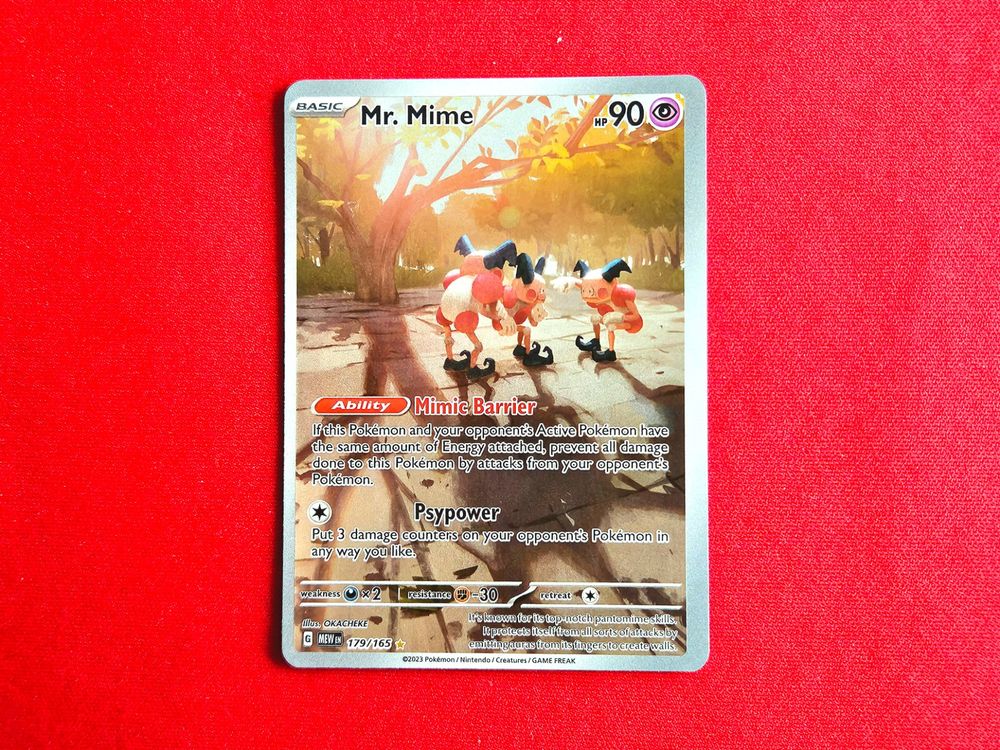 Mr. Mime Art Rare Pokemon 151 EN (MINT) ab CHF 1 (Gebraucht) in ...