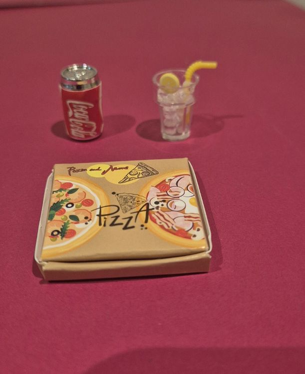 Pizza und Coca-Cola für Puppenhaus/Puppenstube (Neu (gemäss ...