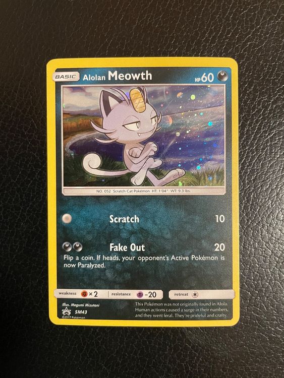 Alolan Meowth Holo Promo SM43 Ab 1 (Gebraucht) in Paradiso für CHF 1.1 ...