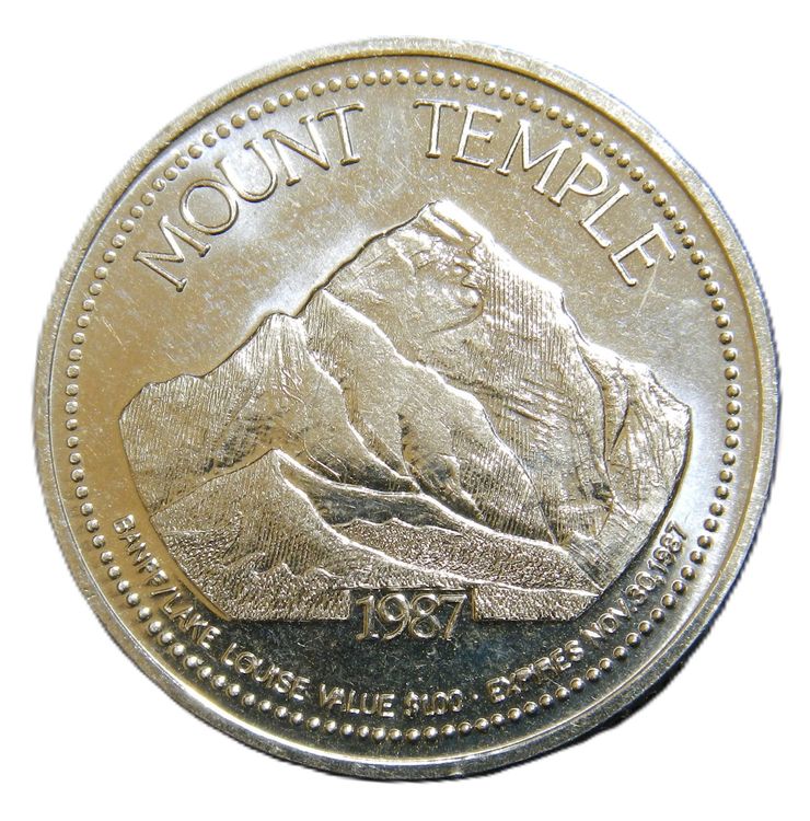 Canada * 1987 Banff Dollar Indian Days Mount Temple (Gebraucht) in für ...