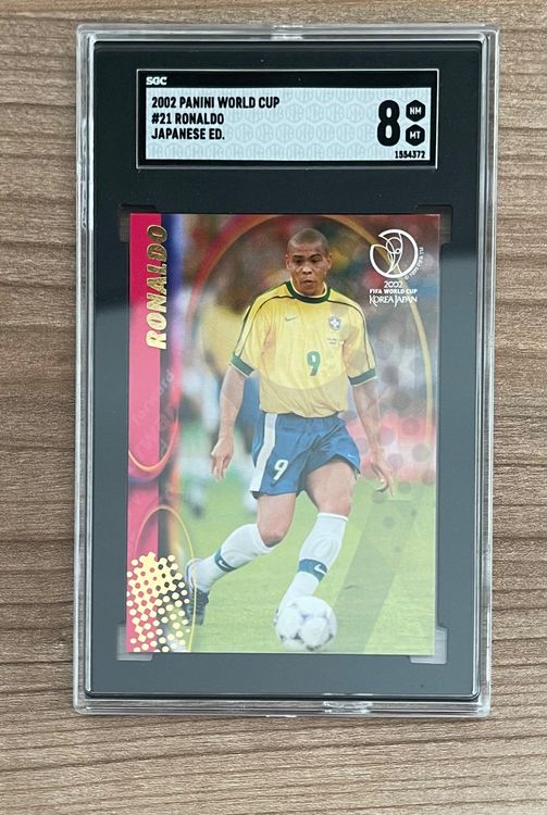 Panini Card 2002 World Cup Ronaldo Brazil SGC 8 (Gebraucht) in ...