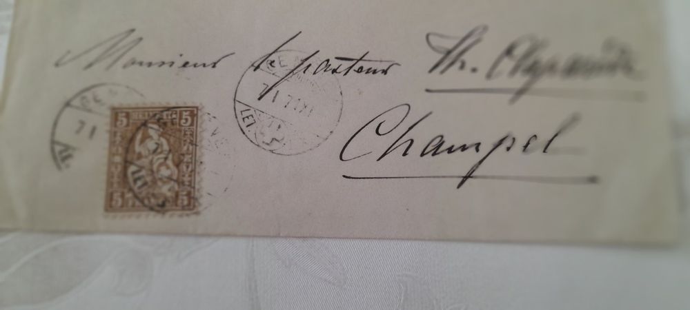 Alt Schweizer Brief mit sitzender Helvetia (Gebraucht) in Aegerten für ...