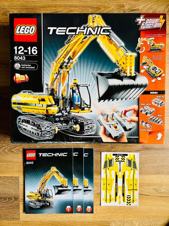 Lego Technic 8043 mot. Bagger mit OVP (Gebraucht) in Vinelz für CHF 289 ...