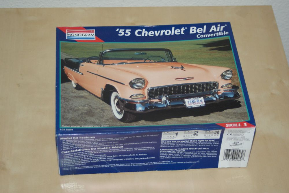 Chevrolet Bel Air 1955 Monogram 2462 Baukasten 55 (Neu (gemäss ...