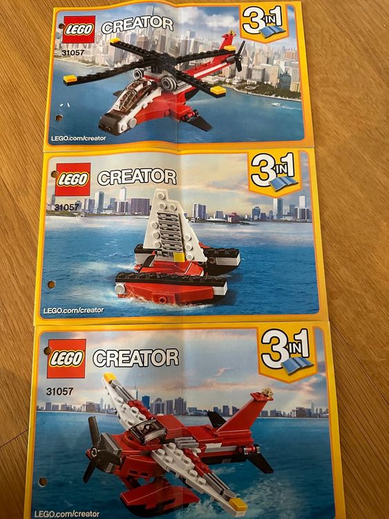 Lego Creator 3in1!! - Hubschrauber/Segelboot/Flugzeug (Gebraucht) in ...