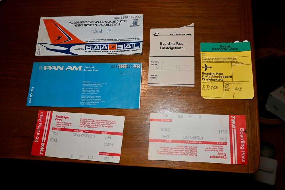 alte PAN AM swissair - saa sal TICKETS boarding pass | Kaufen auf Ricardo