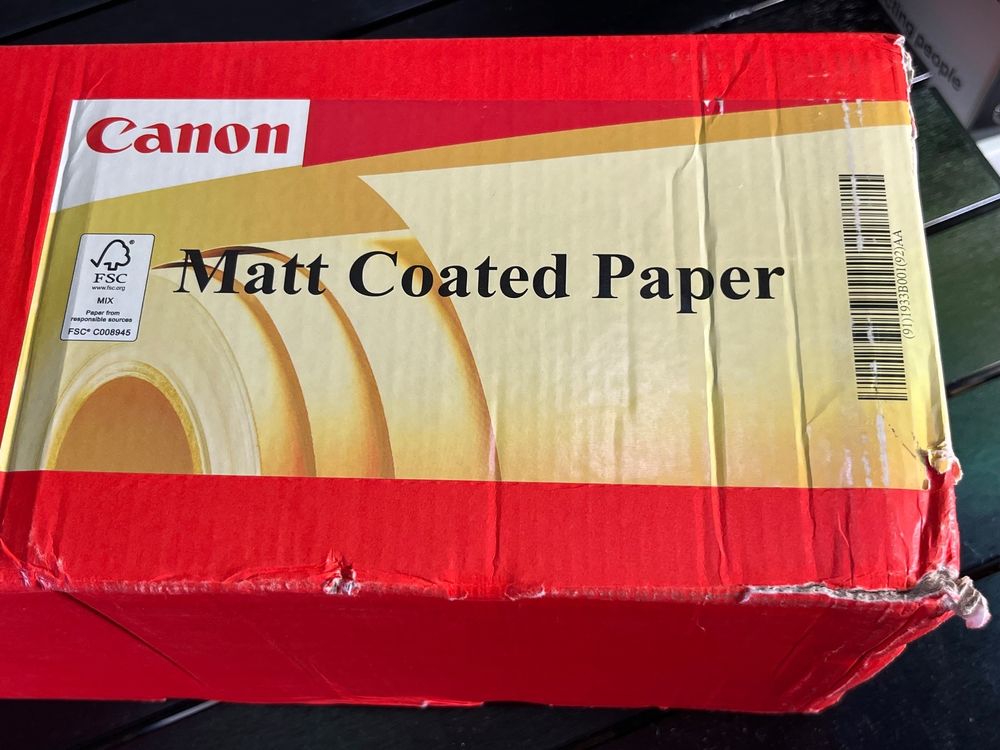 Canon Matt Coated Plotterpapier 90 g/m², Plotterrollen, 1 x (Neu und ...
