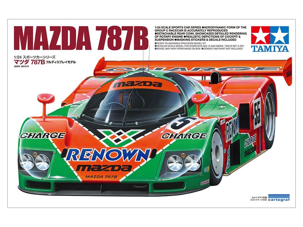Tamiya Mazda 787b body mit chassis | Kaufen auf Ricardo