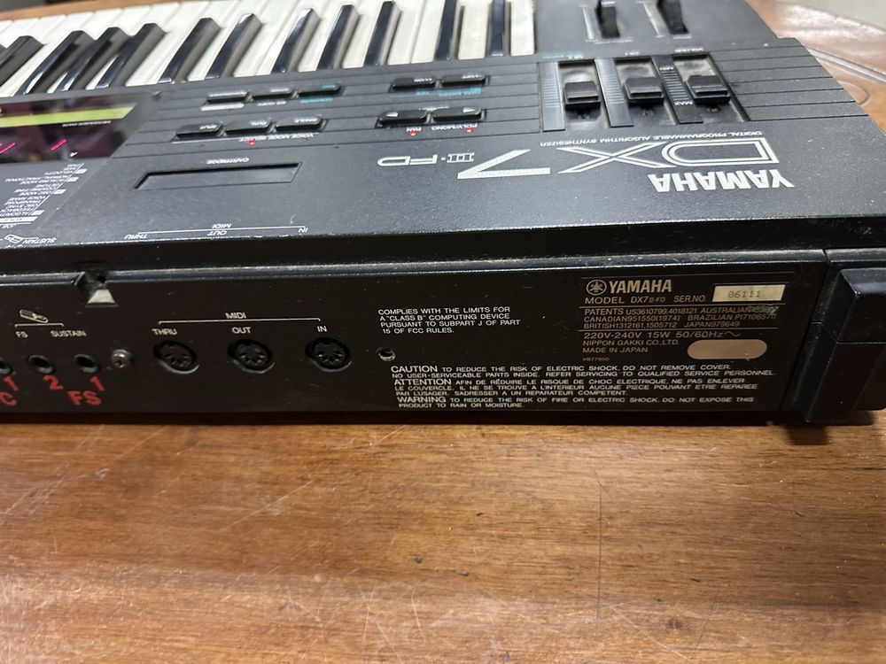 Yamaha Dx7 Keyboard (Gebraucht) in Strengelbach für CHF 320 – nur ...