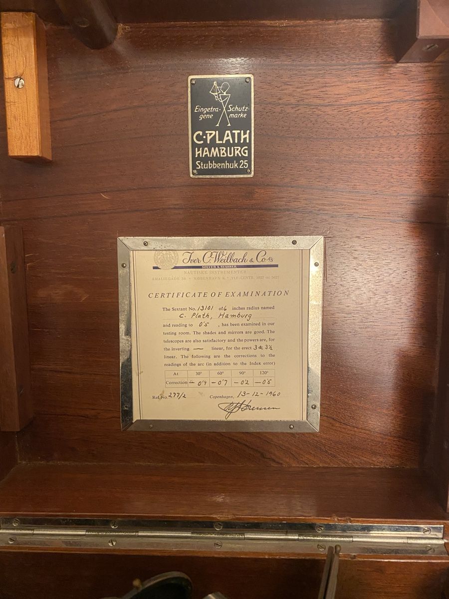 Sextant ancien C. Plath Hamburg, dans sa boite d'origine! (D'occasion ...