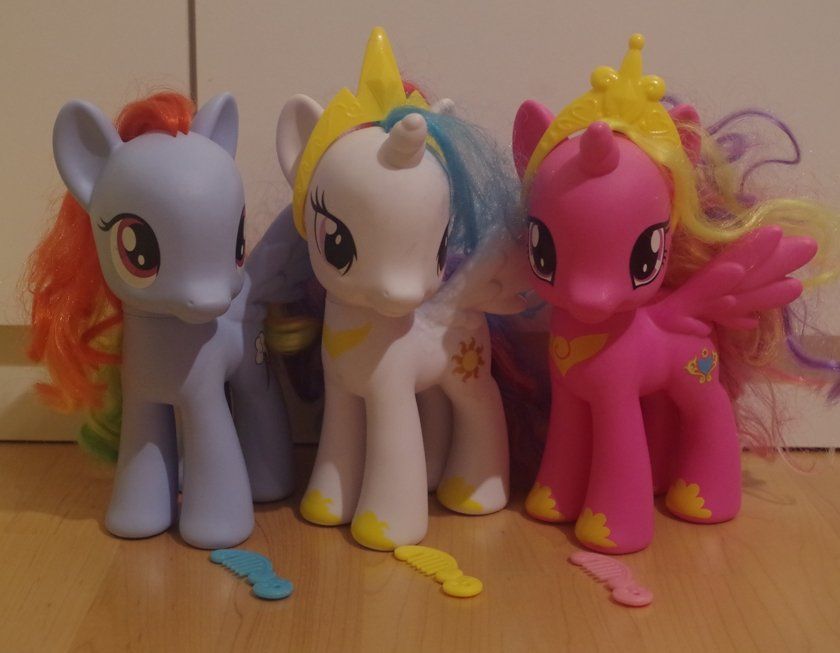 My Little Pony - Trio 21cm Celestia, Cadence & Rainbow Dash (Gebraucht ...