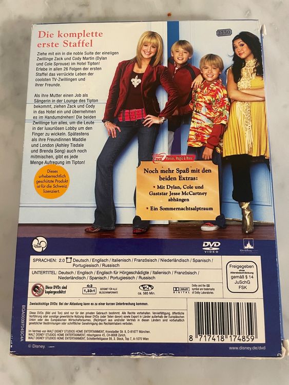 Hotel Zack & Cody DVD Disney Erste Staffel (Gebraucht) in Zürich für ...