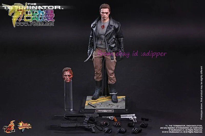 Hot Toys Mms238 1/6 Terminator T-800 Battle Damaged (Gebraucht) in ...