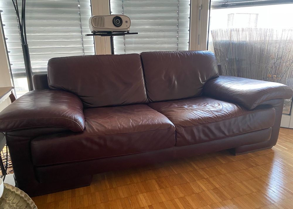 2er Design Ledersofa von Natuzzi | Kaufen auf Ricardo