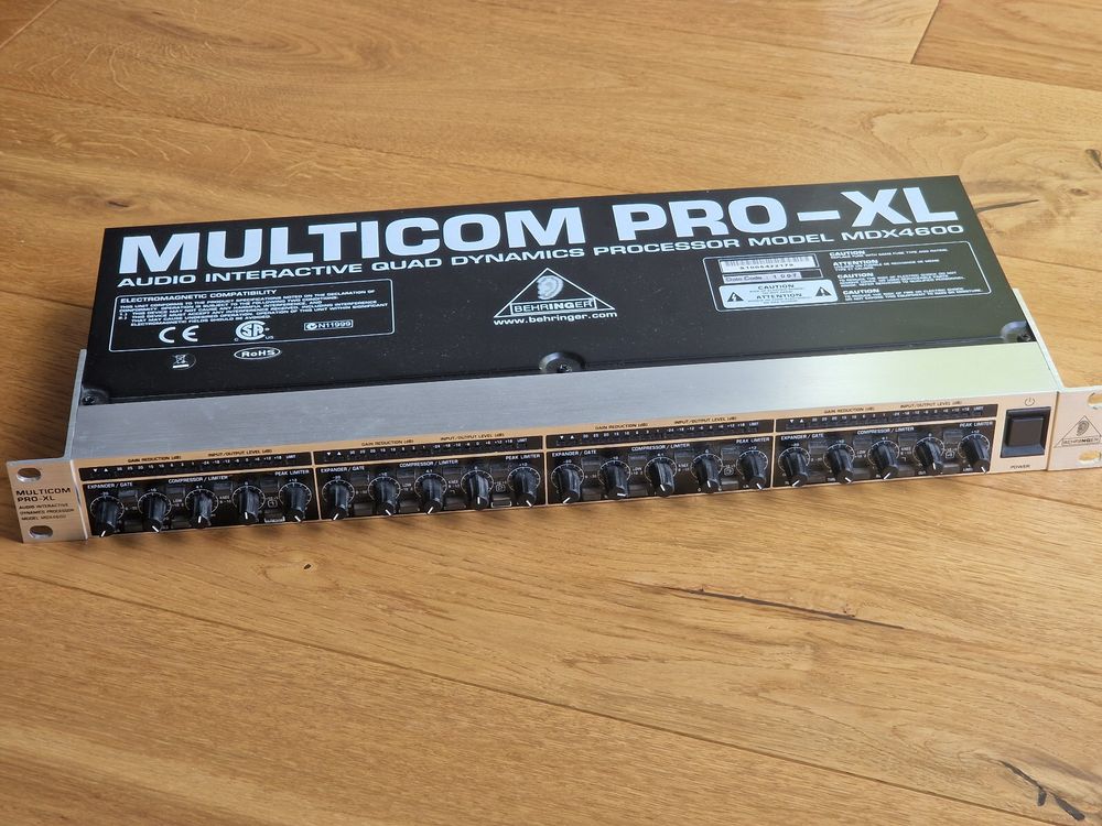 Behringer Multicom Pro-XL 4 Kanal Studio Kompressor/Limiter (Gebraucht ...