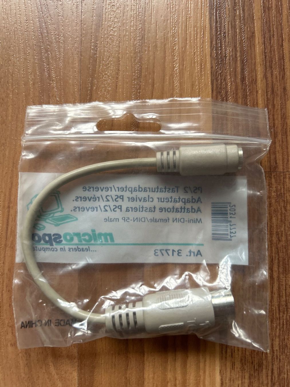 PS/2 Tastatur Adapter Microspot Mini-DIN female/male Top! (Neu und ...