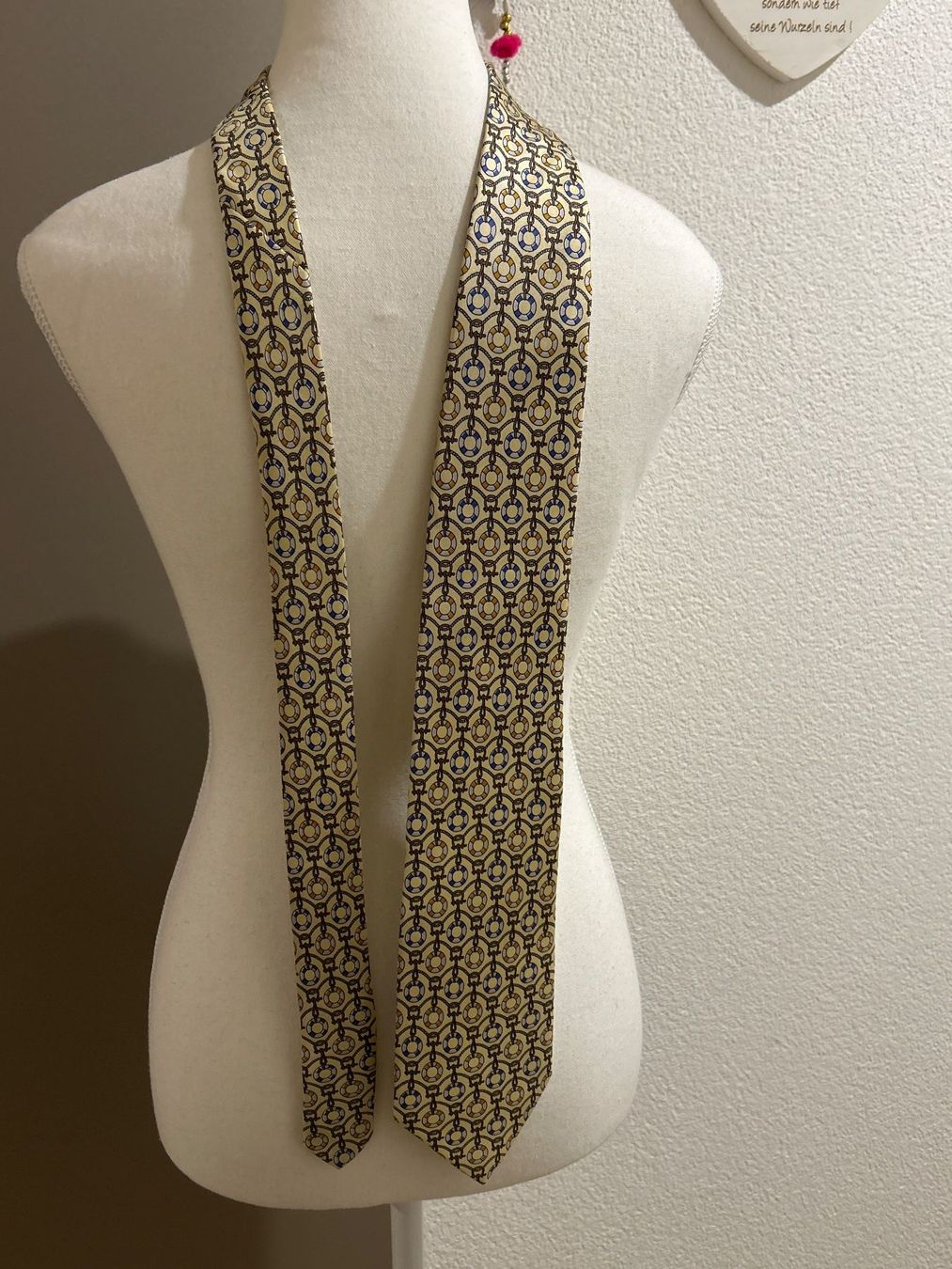 Krawatte Nautik Motiv on Le monde des accessoires100% Seide (Neu und ...