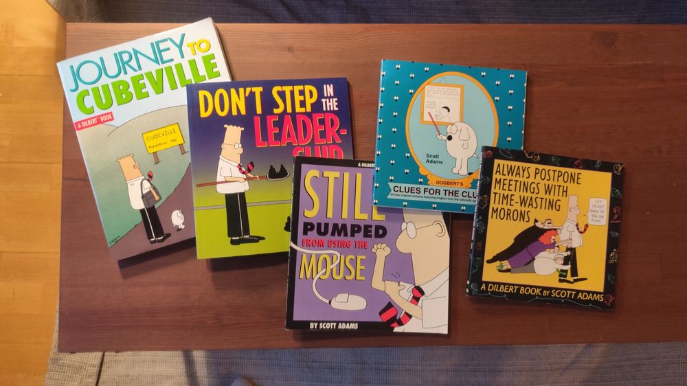 Dilbert Comic Set – Scott Adams – 5 Bände – English – Satire (Gebraucht ...
