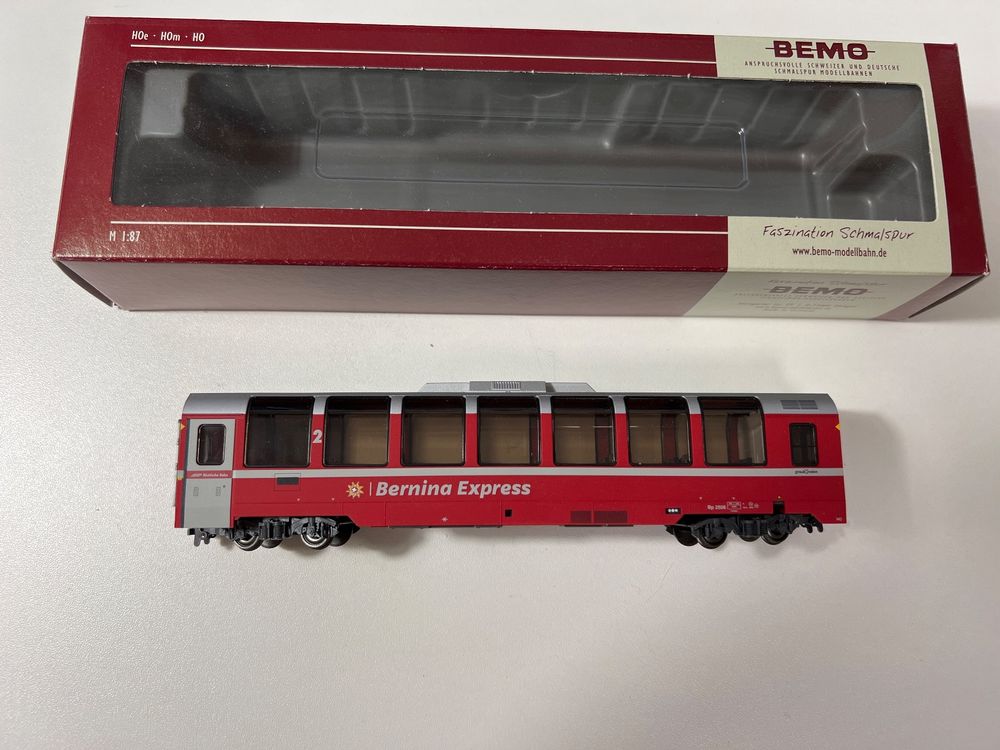 BEMO H0m Rhb Bp 2506 Panoramawagen Bernina-Express | Kaufen auf Ricardo