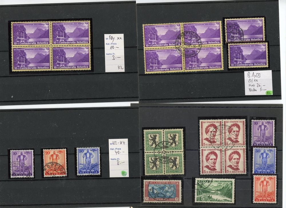 1 Lot Schweiz (A) - Katalog CHF 750.-- | Kaufen auf Ricardo