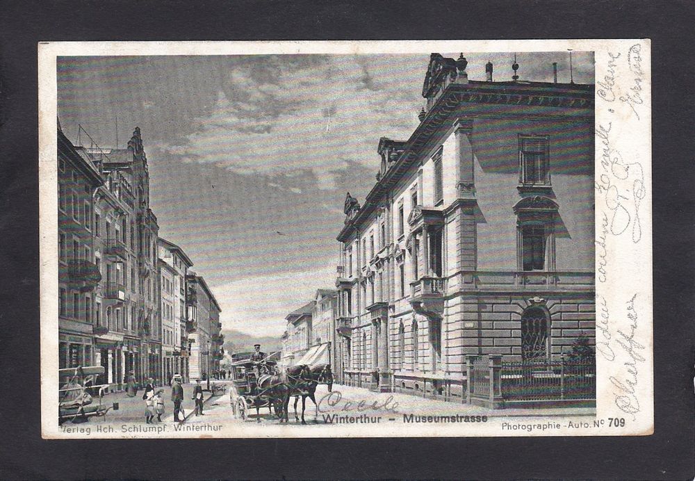 WINTERTHUR - Museumstrasse, 1908, Pferdekutsche (Gebraucht) in Wikon für CHF 6 – mit Lieferung ...