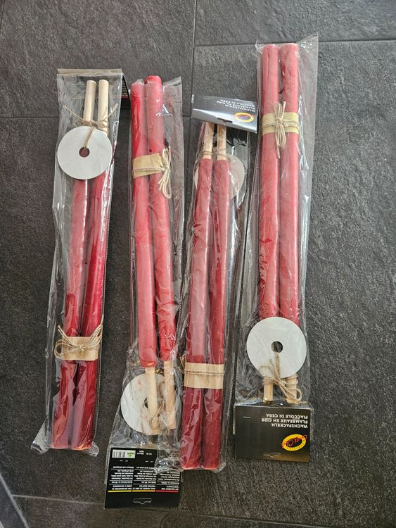 Wachsfackeln mit Tropfschutz Neu original verpackt | Kaufen auf Ricardo