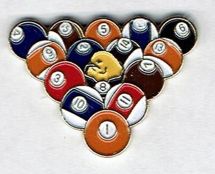 Billiardkugeln als Pin | Kaufen auf Ricardo