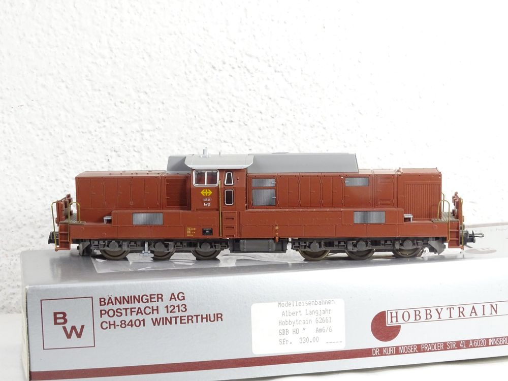 Hobbytrain 62661 Am6/6, Rangierlok SBB/CFF, H0,WS/AC,OVP (Gebraucht) in ...